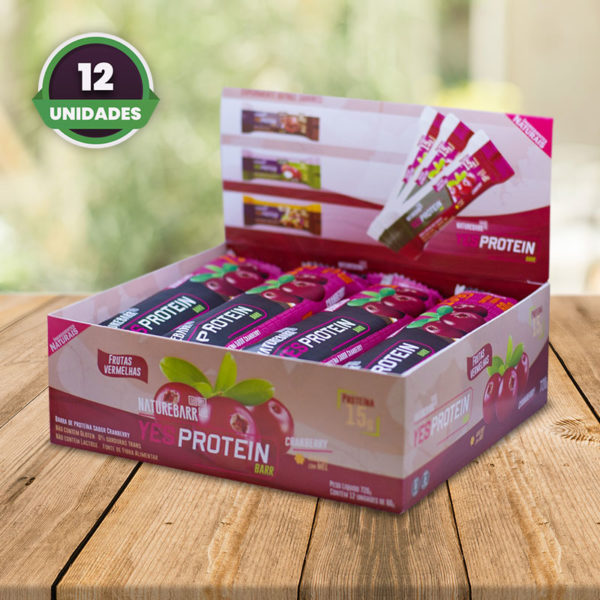 Caixa com 12 Unidades Yes Protein Frutas Vermelhas – NatureBarr